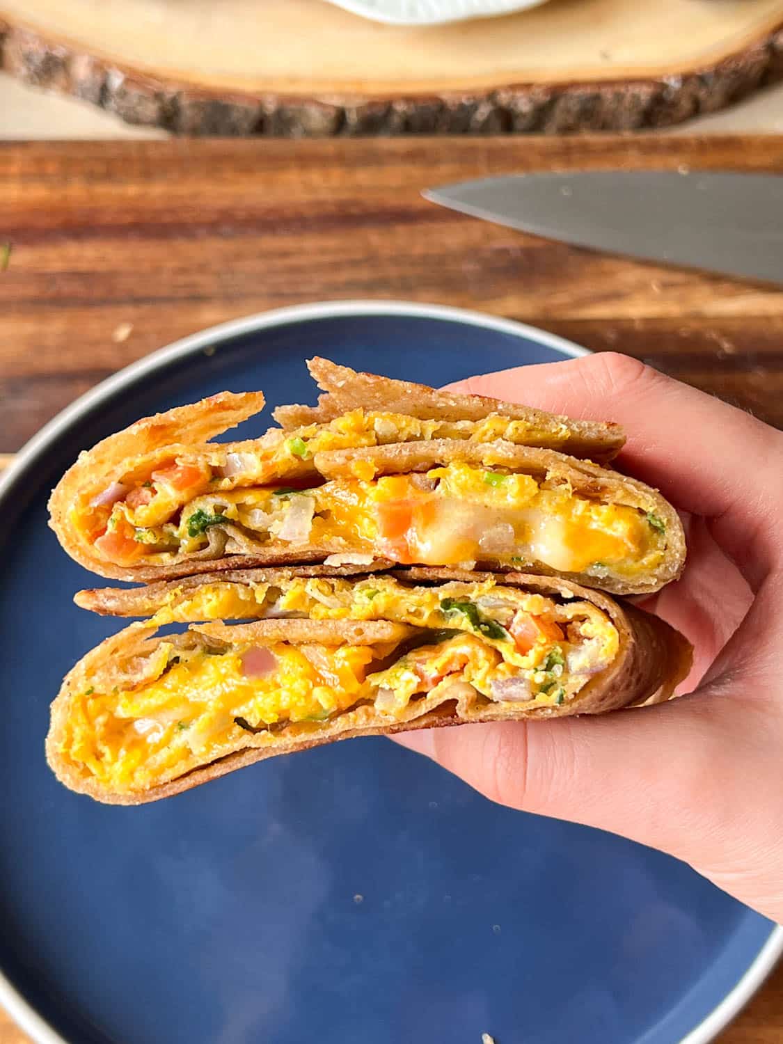 Easy Egg and Paratha Wrap - Nombeah