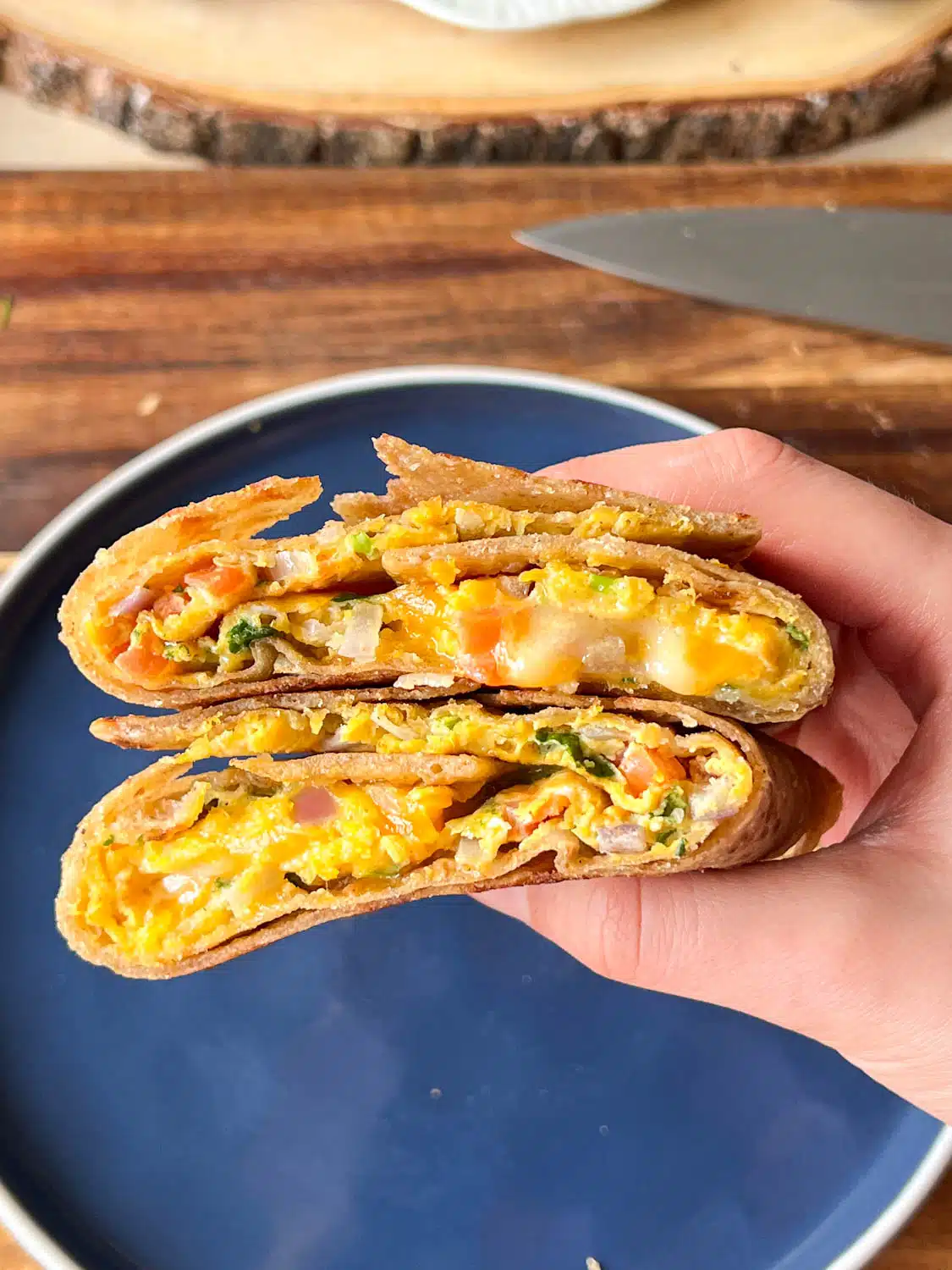 Easy Egg and Paratha Wrap - NOMBEAH