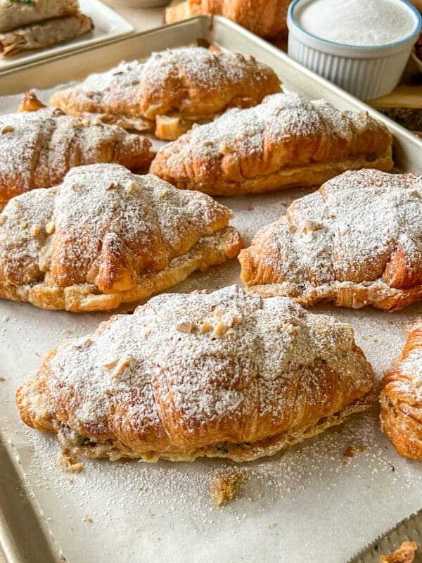 The Best Chocolate Hazelnut Croissants